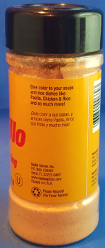 BADIA COLOR AMARILLO 49.6 g) - Variedades Latinas