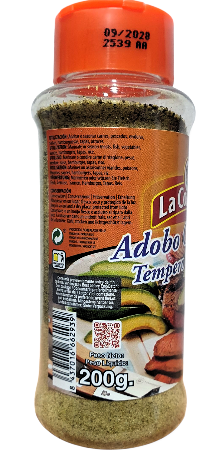 Sazon Adobo La comadre 200gr - Gewürzmischung Adobo La Comadre 200 g ...
