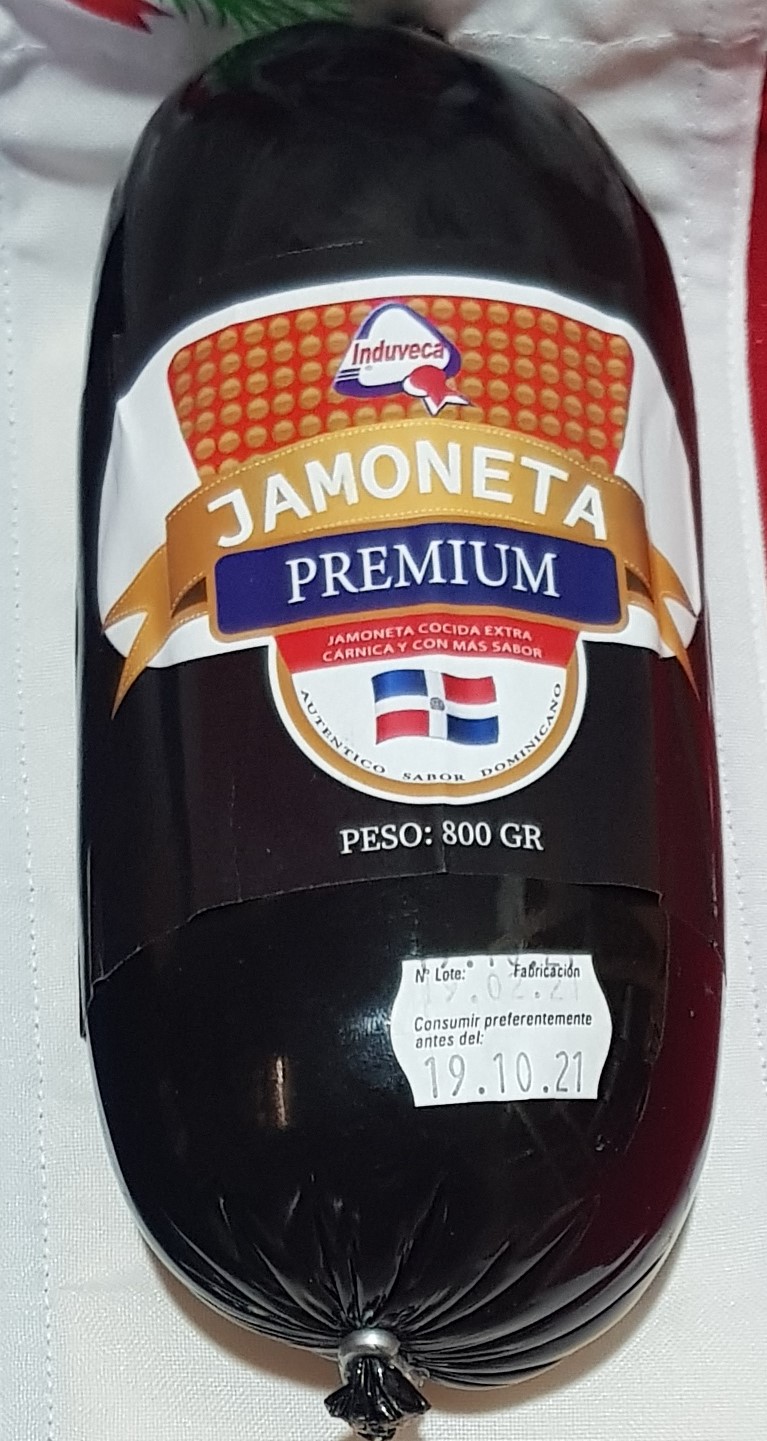 JAMONETA PREMIUM INDUVECA 800 G - Variedades Latinas