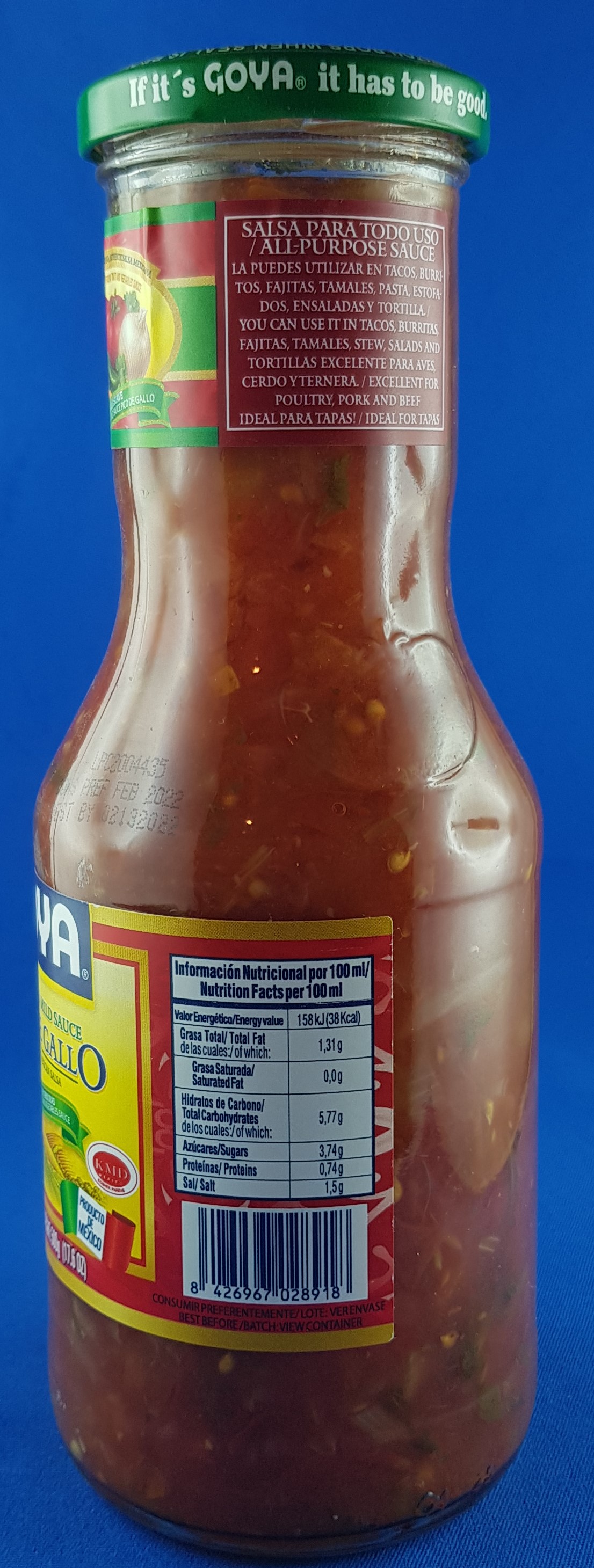 Goya Salsa Pico de Gallo 500 ml - Variedades Latinas